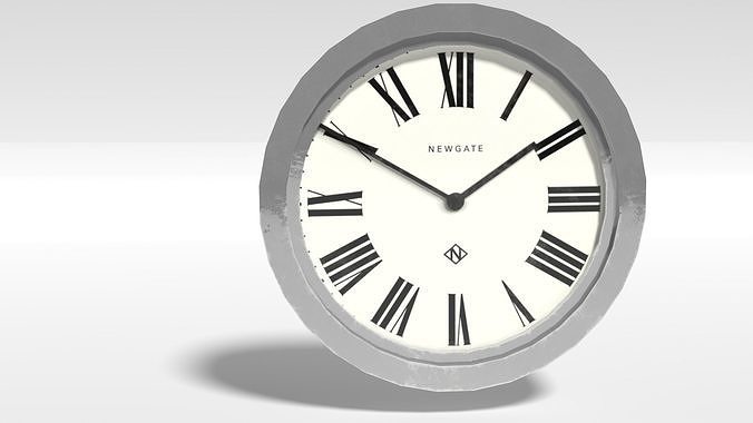 Roman Clock free 3D model | CGTrader