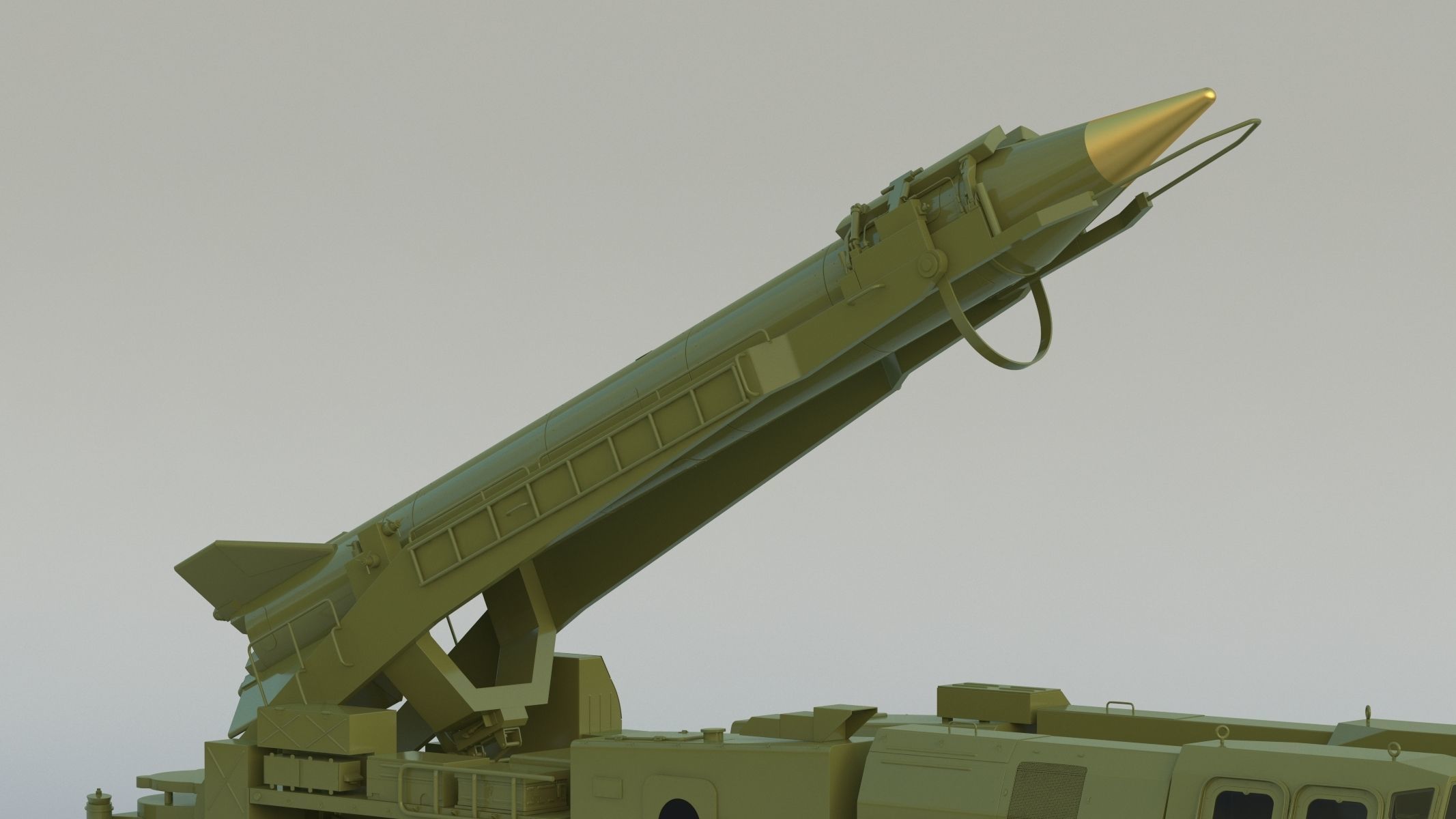 Scud Missile 3D model | CGTrader