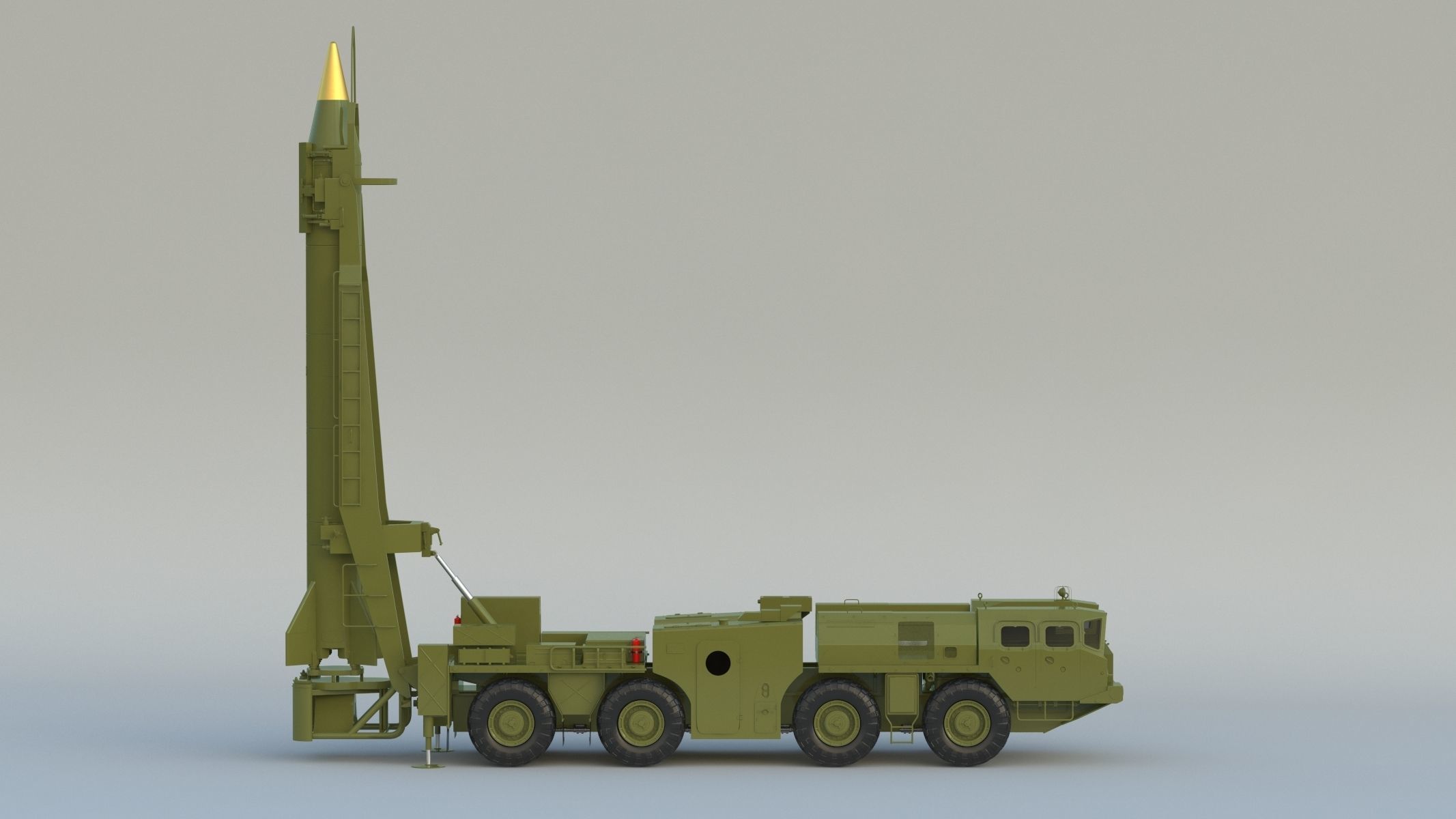 Scud Missile 3D model | CGTrader