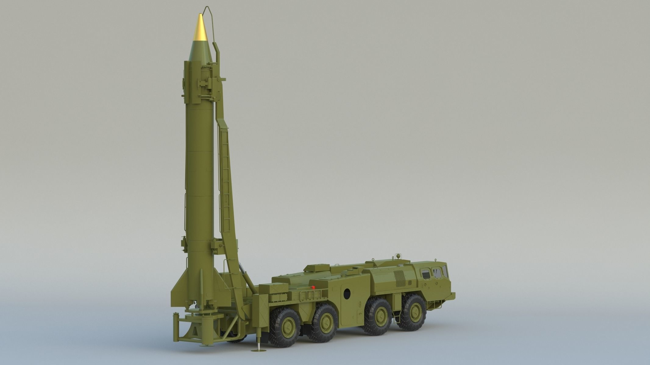 Scud Missile 3D model | CGTrader
