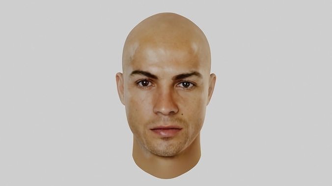 realistic ronaldo man with bald head 3D model | CGTrader