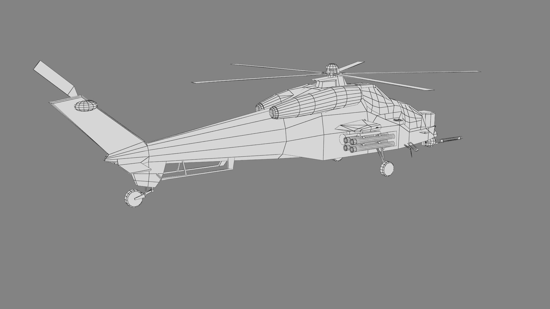 Helicopter Base Mesh Free free VR / AR / low-poly 3D model | CGTrader