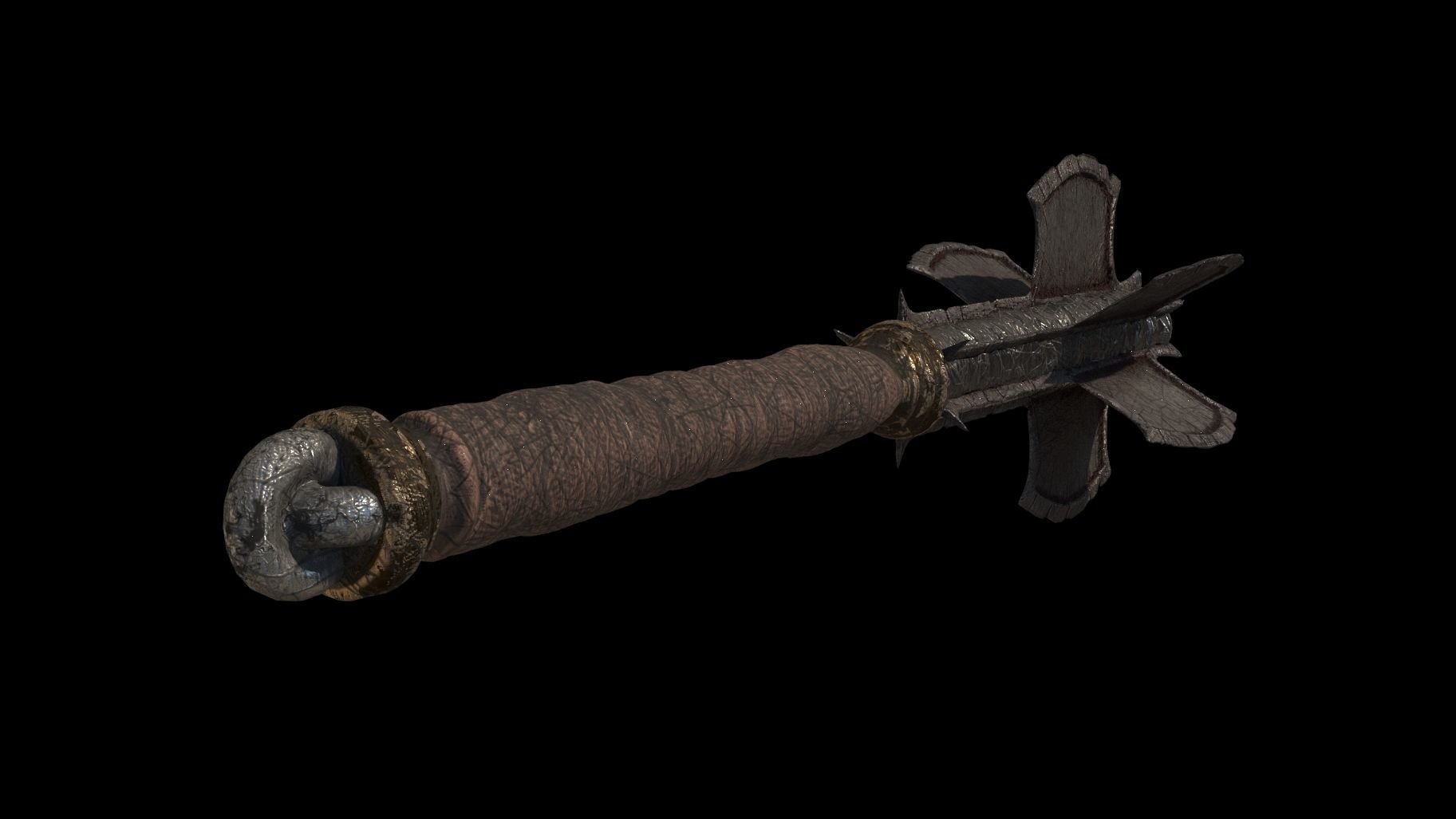 Wand old weapon 3D model | CGTrader