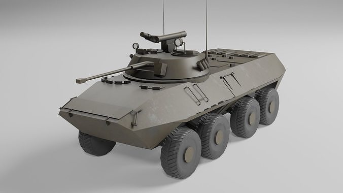 3D model BTR 90 VR / AR / low-poly | CGTrader