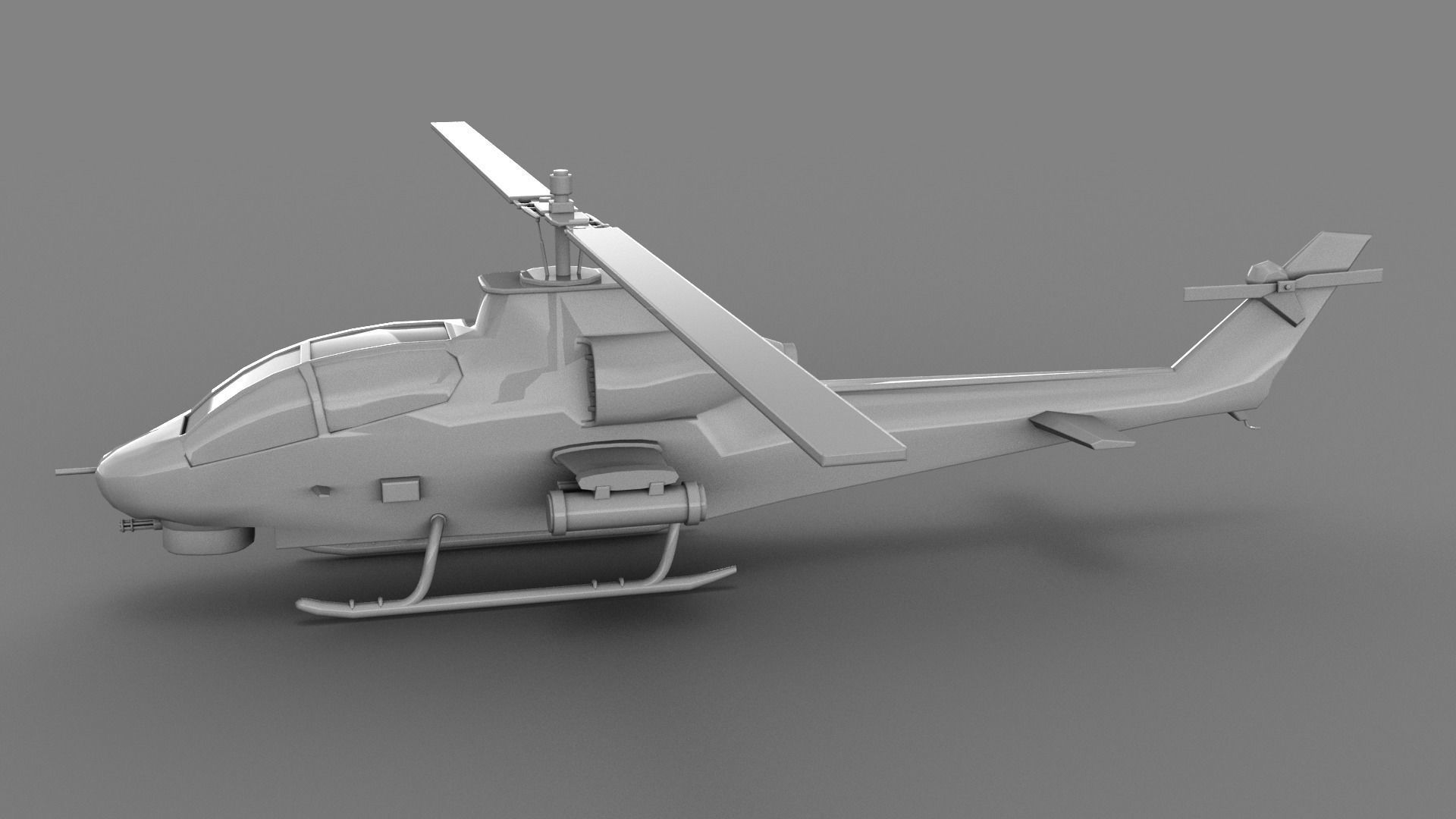 Helicopter 2 Base Mesh Free free VR / AR / low-poly 3D model | CGTrader