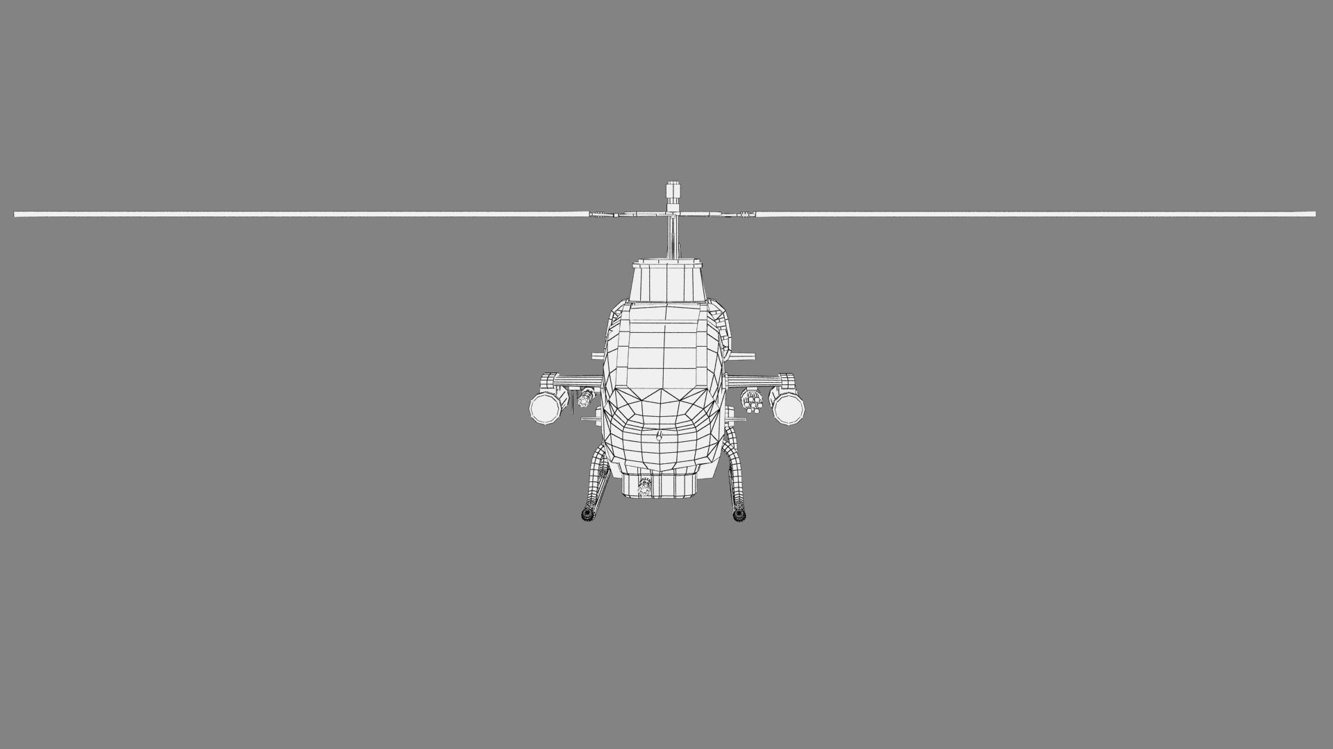 Helicopter 2 Base Mesh Free free VR / AR / low-poly 3D model | CGTrader