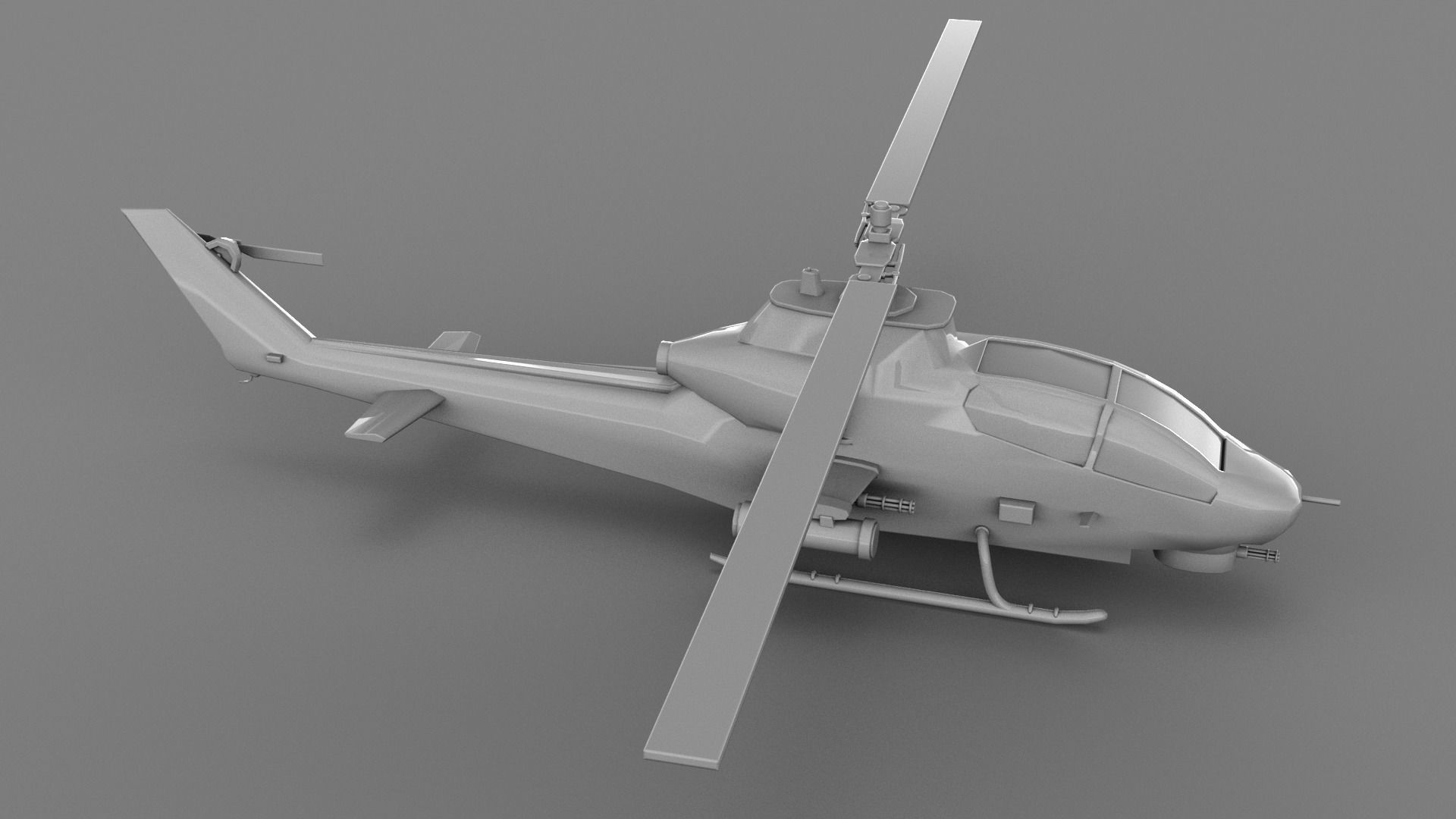 Helicopter 2 Base Mesh Free free VR / AR / low-poly 3D model | CGTrader