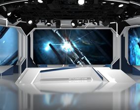 News studio 3D Models | CGTrader