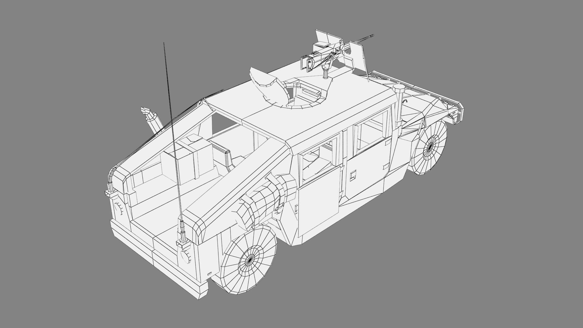 Hummer Base Mesh Free free VR / AR / low-poly 3D model | CGTrader