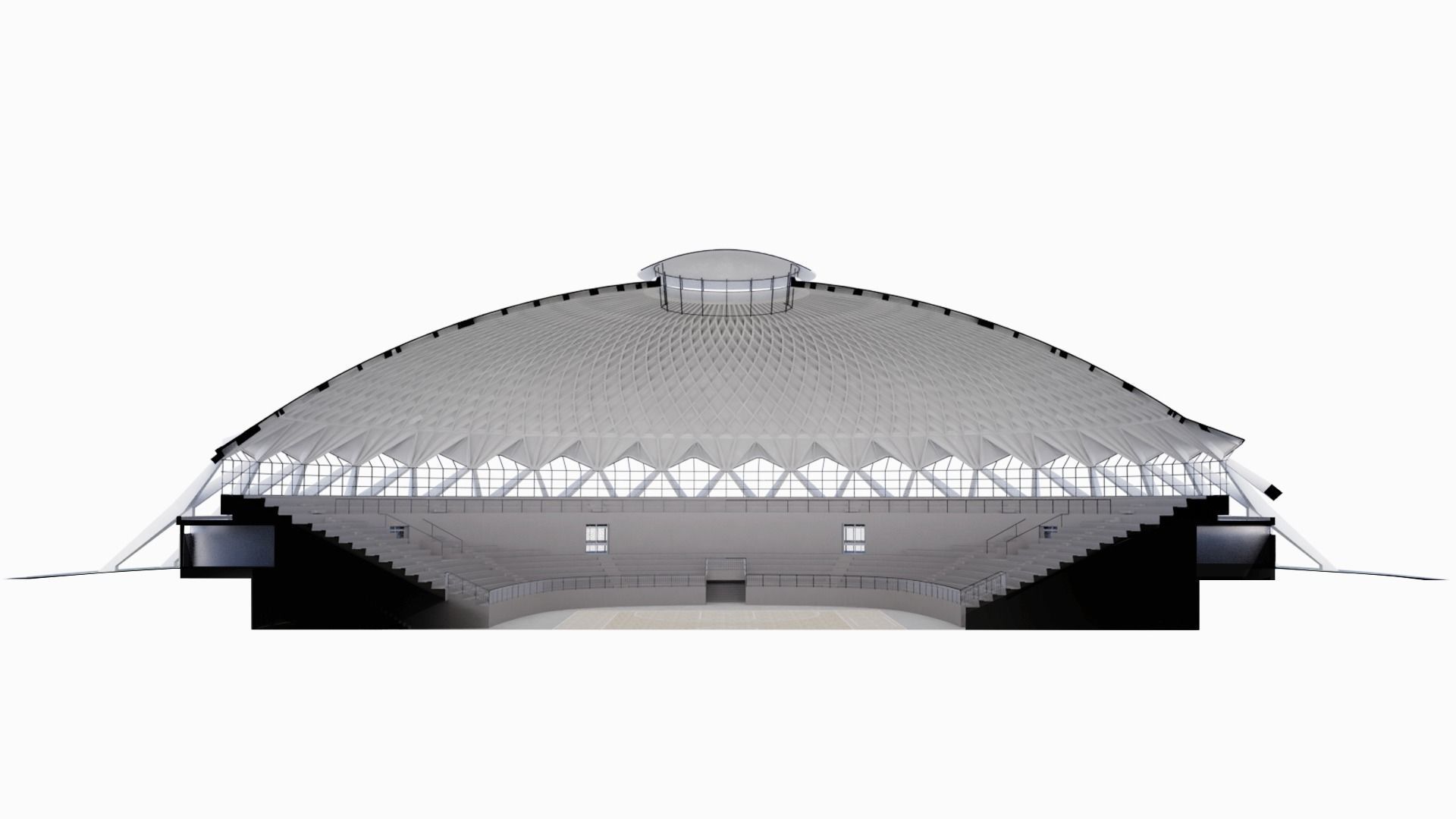 PALAZZETTO DELLO SPORT ROME Pier Luigi Nervi 3D model | CGTrader