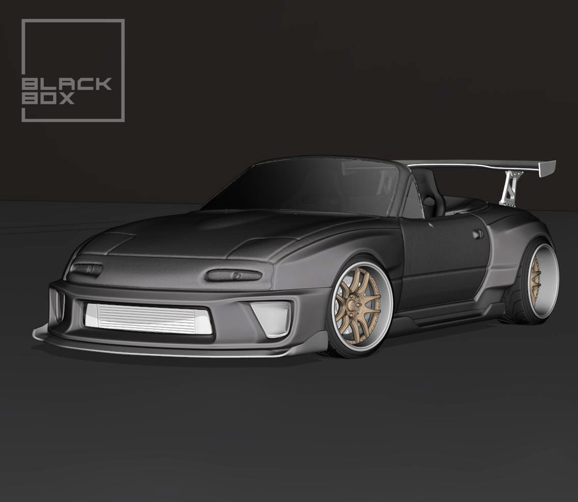 MAZDA MIATA BODYKIT For TAMIYA 1-24 MODELKIT 3D model 3D printable ...
