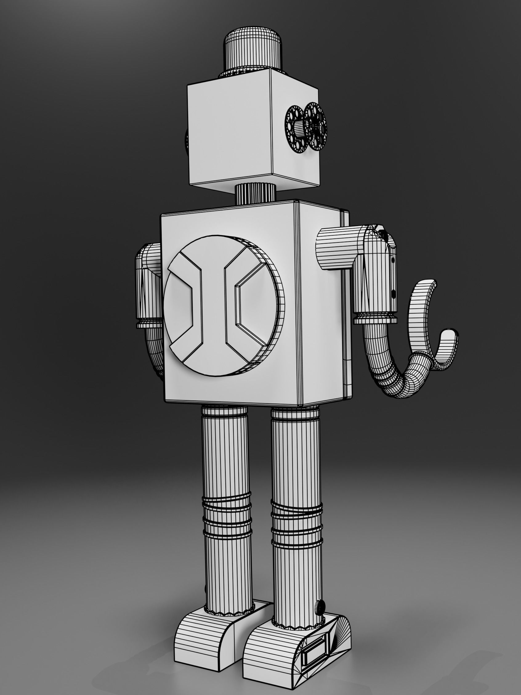 3D model XI Bot VR / AR / low-poly | CGTrader