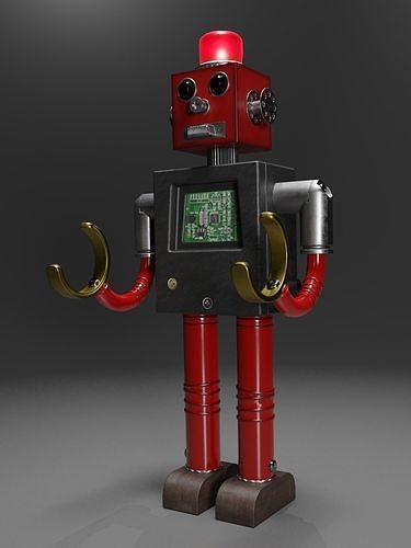 3D model XI Bot VR / AR / low-poly | CGTrader