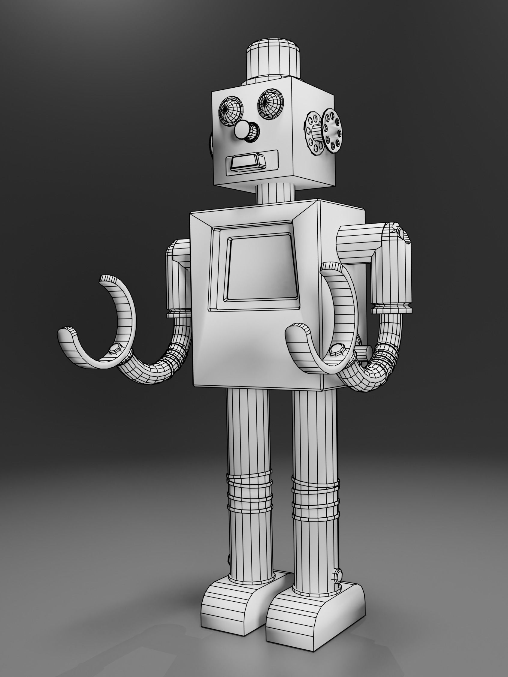 3D model XI Bot VR / AR / low-poly | CGTrader