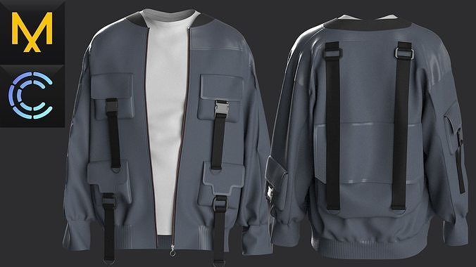New concept Marvelous Clo3D Jacket Male 3D model | CGTrader
