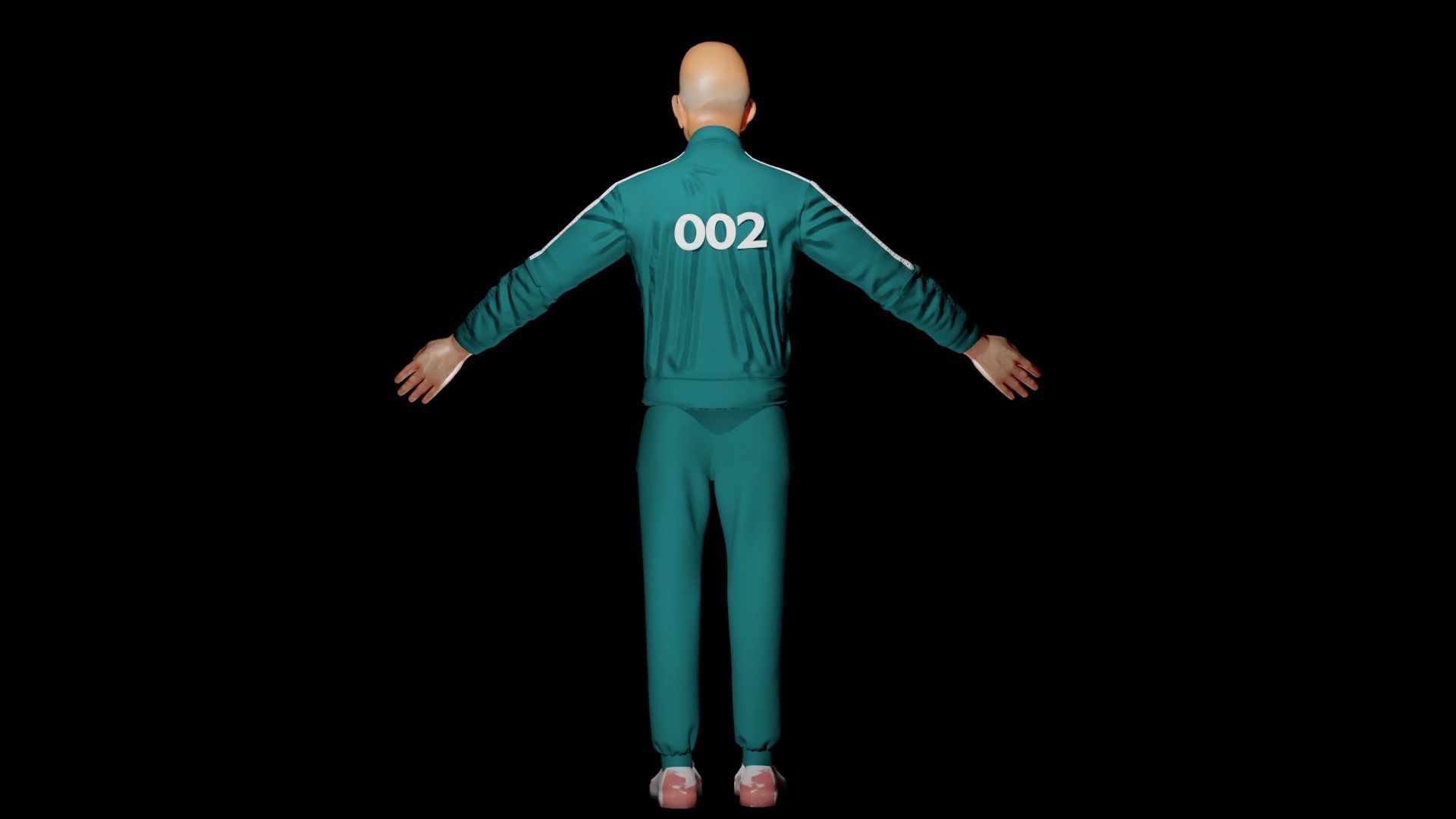 Squid Game Character 3D model rigged | CGTrader
