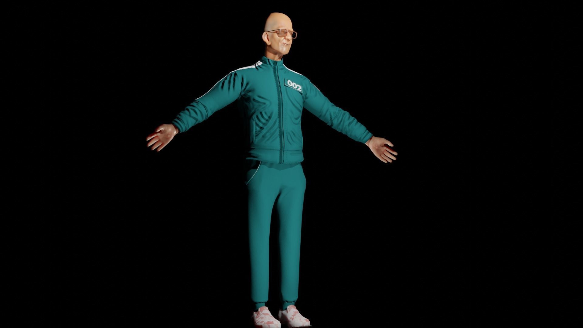 Squid Game Character 3D model rigged | CGTrader