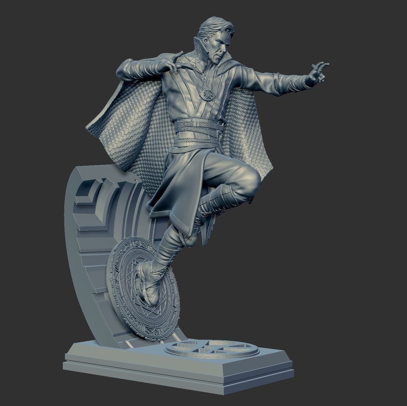 Doctor Strange Statue 3D Print Ready 3D model 3D printable | CGTrader