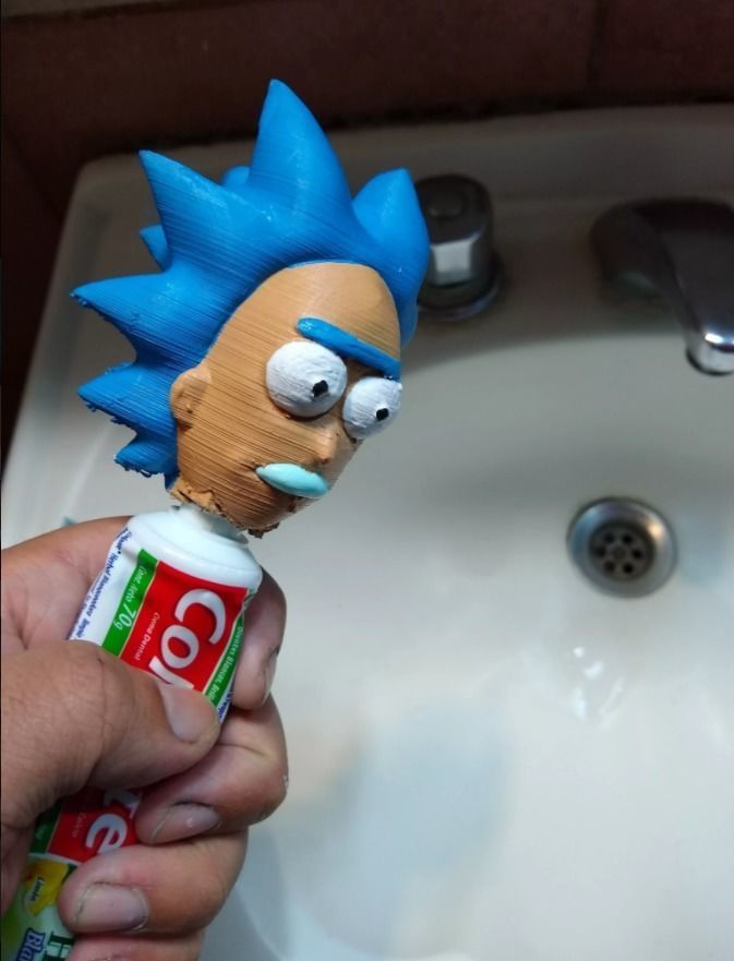 RICK AND MORTY PASTA DE DIENTES VOMITO RICK SANCHEZ 3D model 3D ...