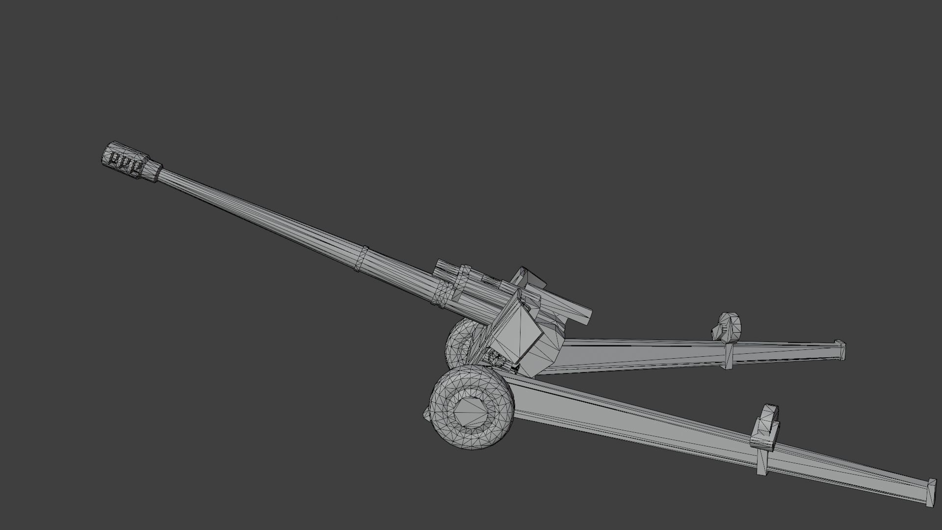 3D model Msta-B 2A65 howitzer VR / AR / low-poly | CGTrader