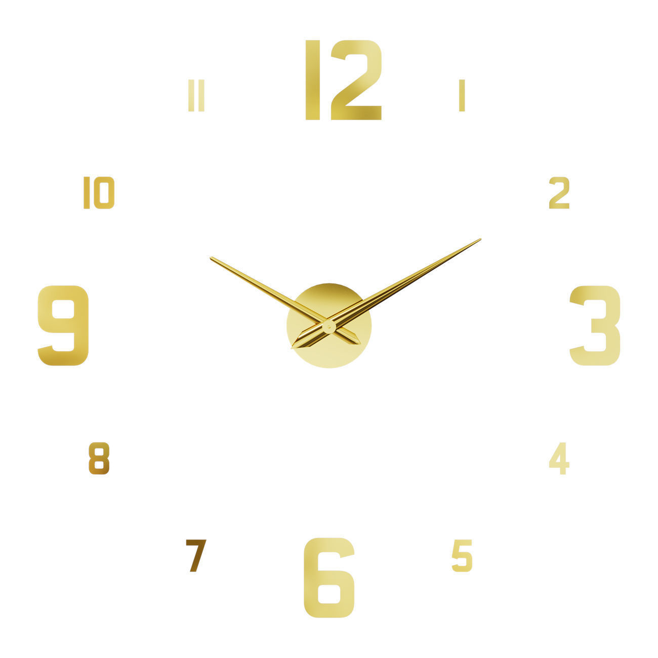 Apollo wall clock 3D model | CGTrader