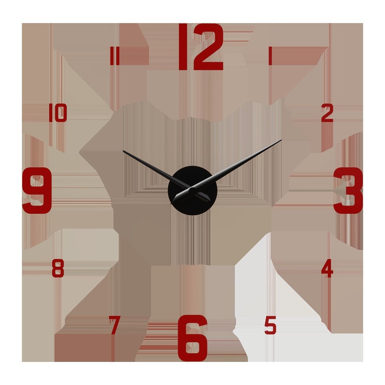 Apollo wall clock 3D model | CGTrader