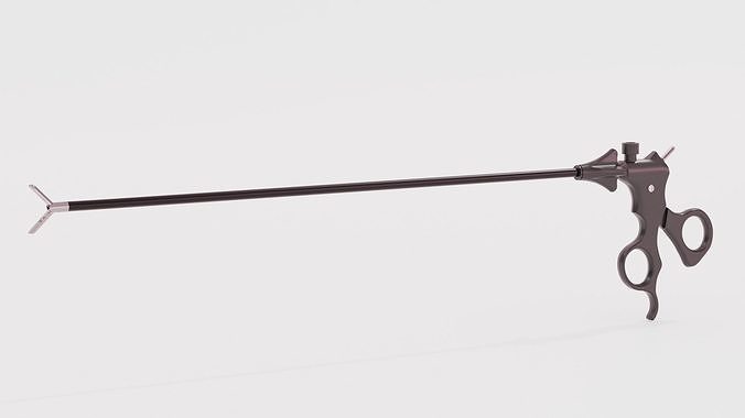3D model of Laparoscopic forceps 3D model rigged | CGTrader