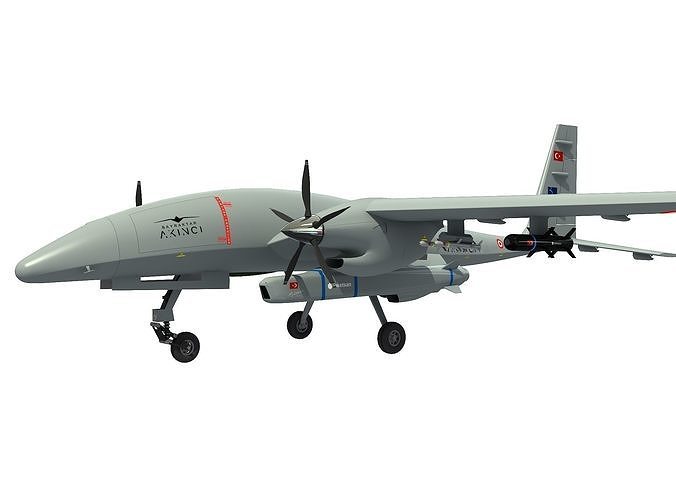 AKINCI UAV model 3D model | CGTrader