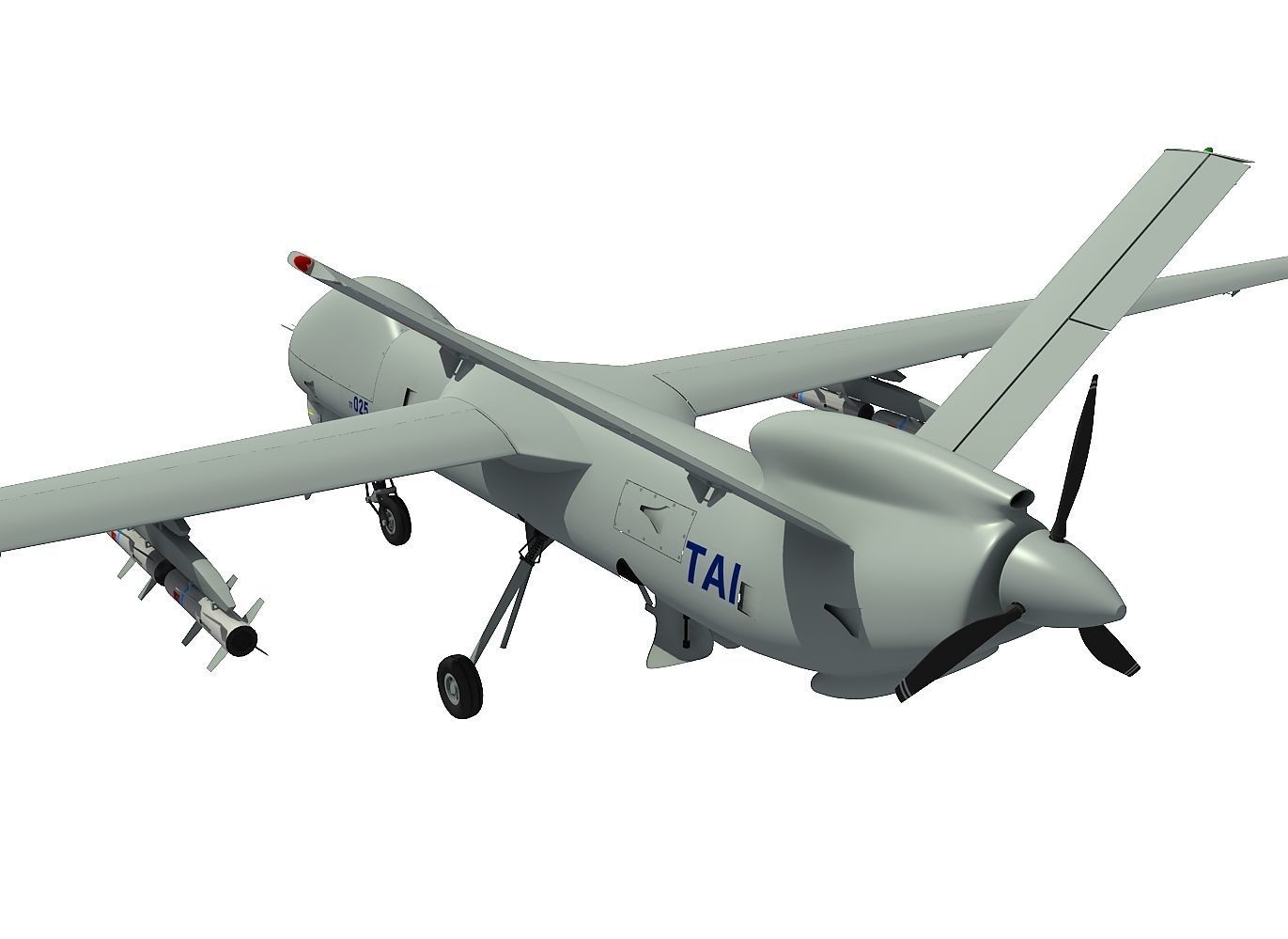 ANKA S UAV 3D model | CGTrader