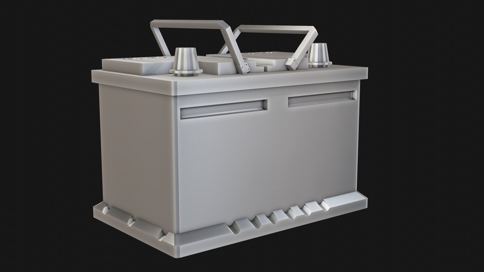 3D model Car Battery VR / AR / low-poly | CGTrader