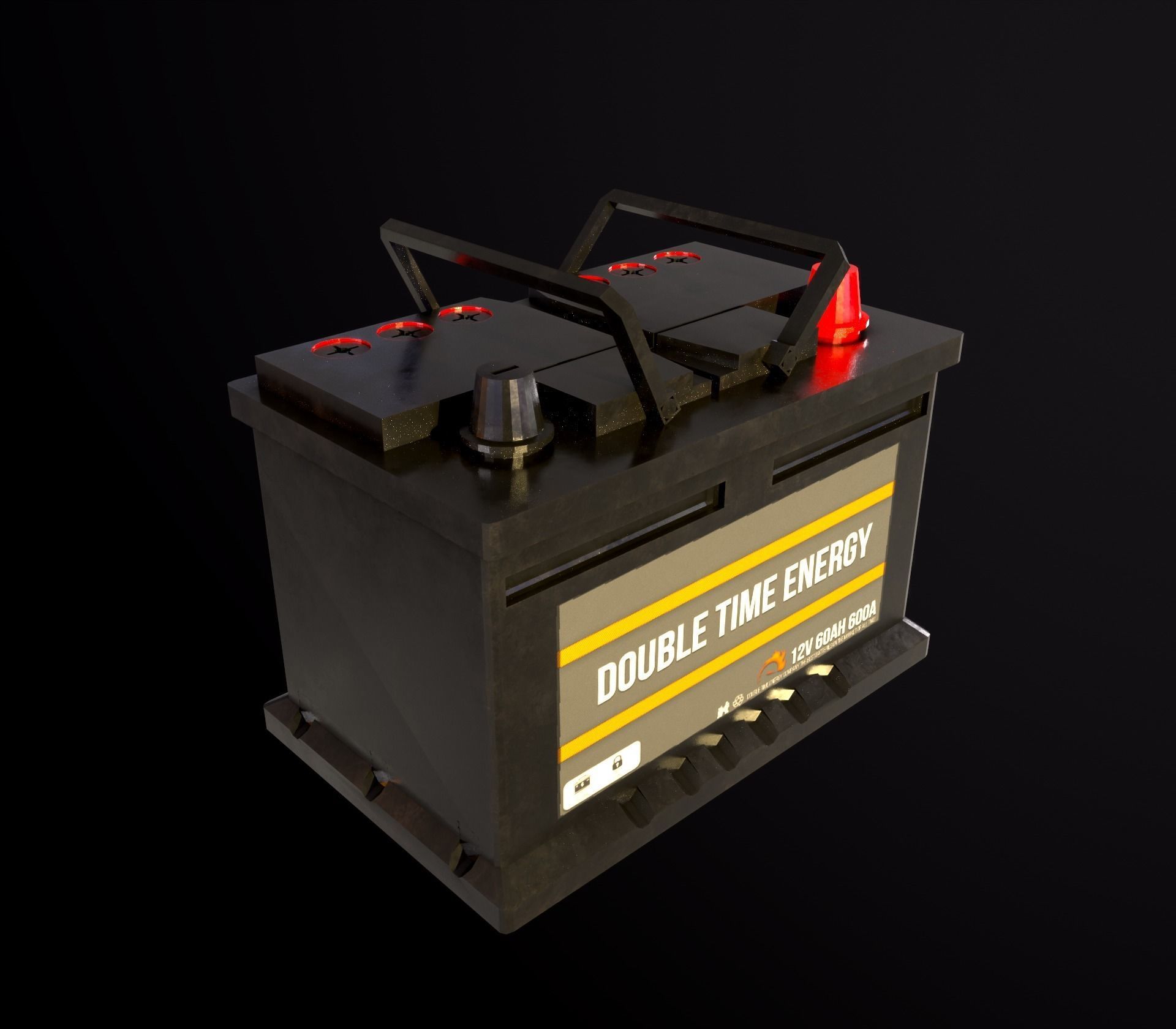 3D model Car Battery VR / AR / low-poly | CGTrader