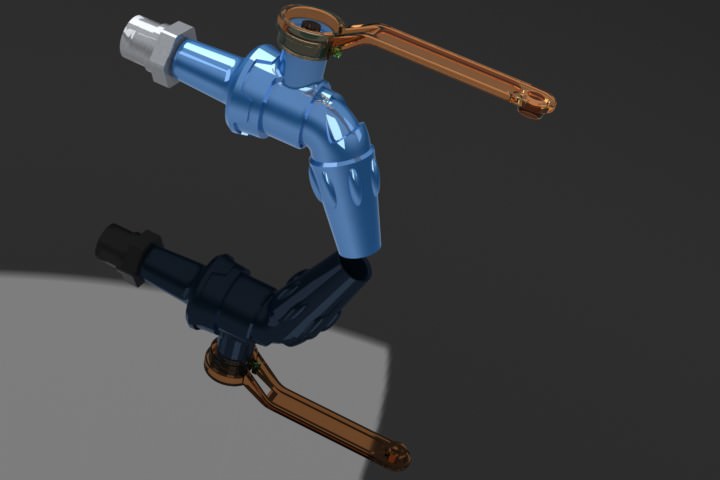 water valve 3D model | CGTrader