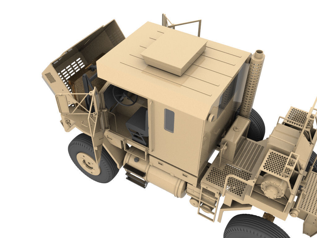 Oshkosh M1070 full model for RC chassis 3D model 3D printable | CGTrader