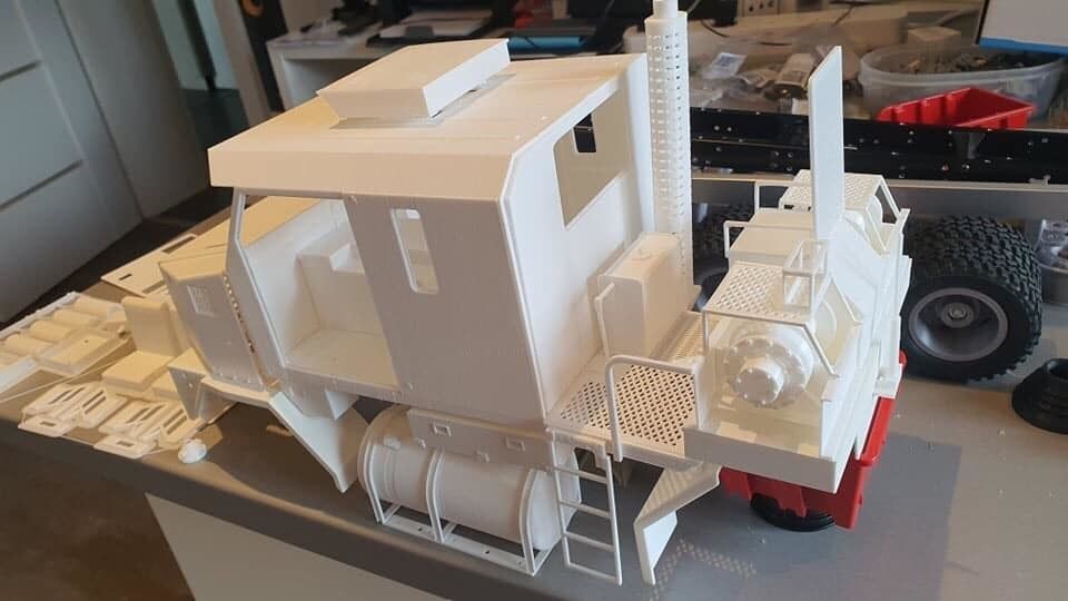 Oshkosh M1070 full model for RC chassis 3D model 3D printable | CGTrader