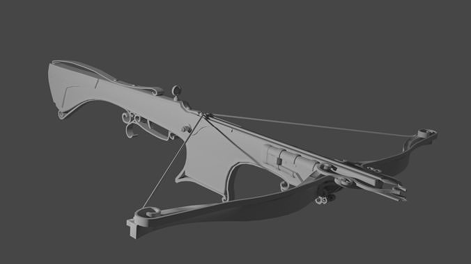 3D model Crossbow VR / AR / low-poly | CGTrader