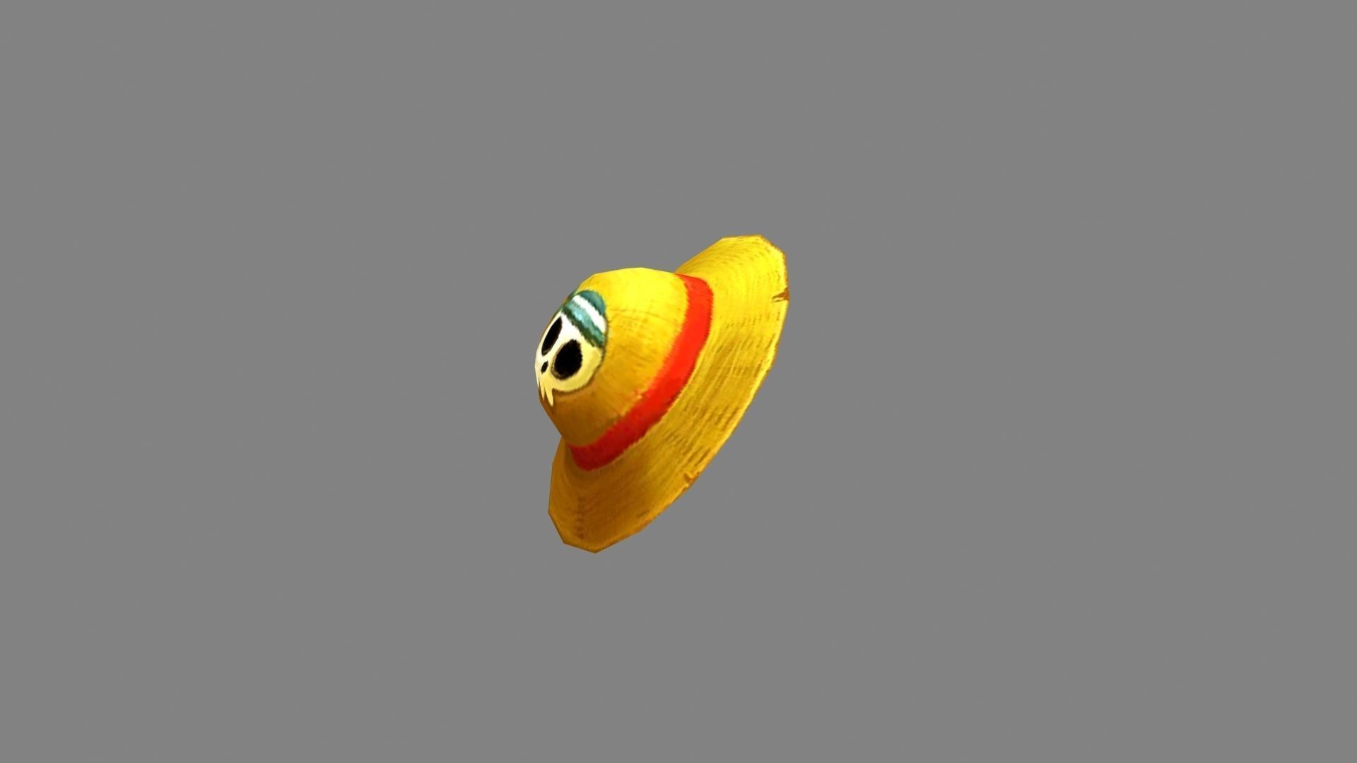 3D model Cartoon straw hat VR / AR / low-poly | CGTrader