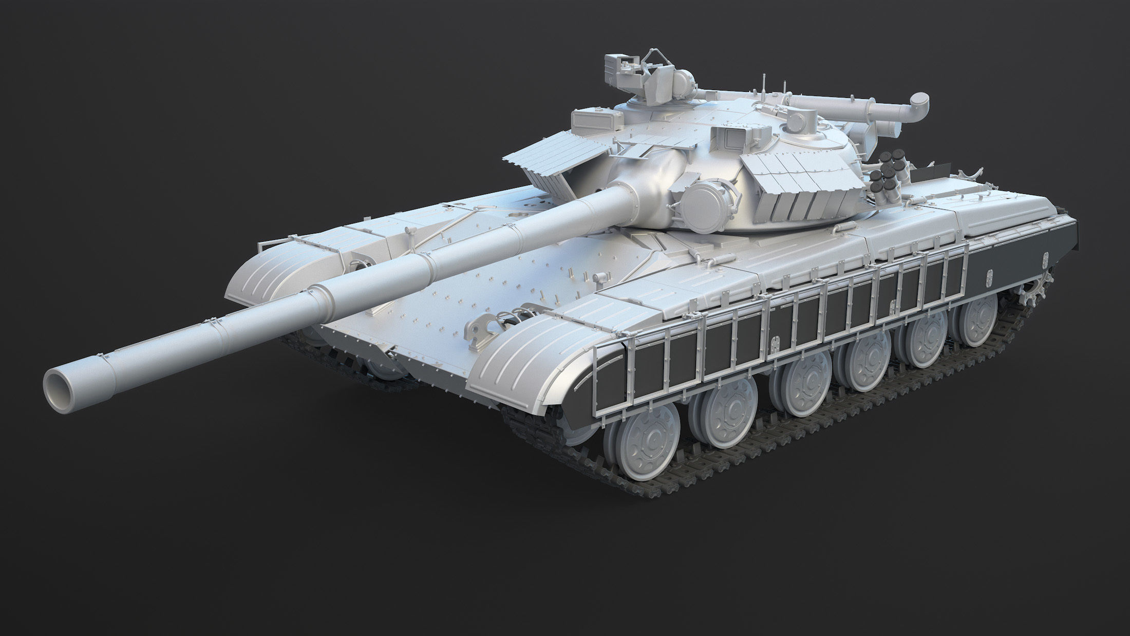 Tank T-64 BV High-Poly 3D model | CGTrader