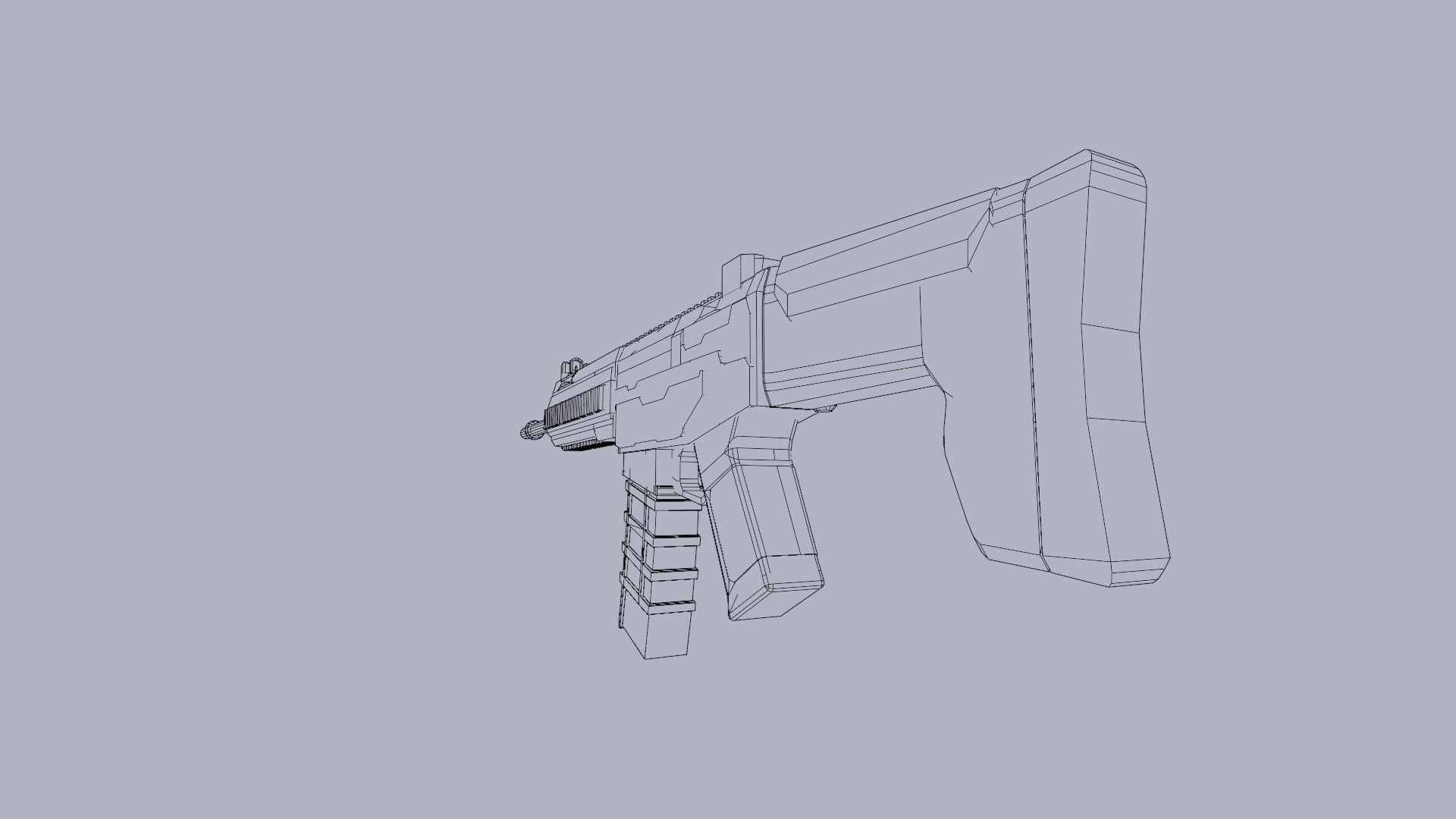 3D model ACR Customized Assault Rifle VR / AR / low-poly | CGTrader