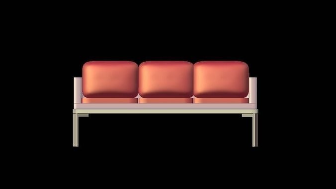 sofa with Blender 3D model | CGTrader
