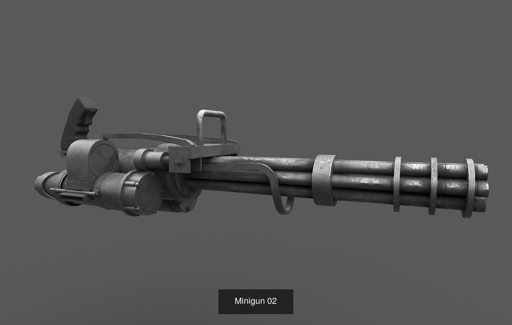 Minigun Weapon Pack 3D Model Collection | CGTrader