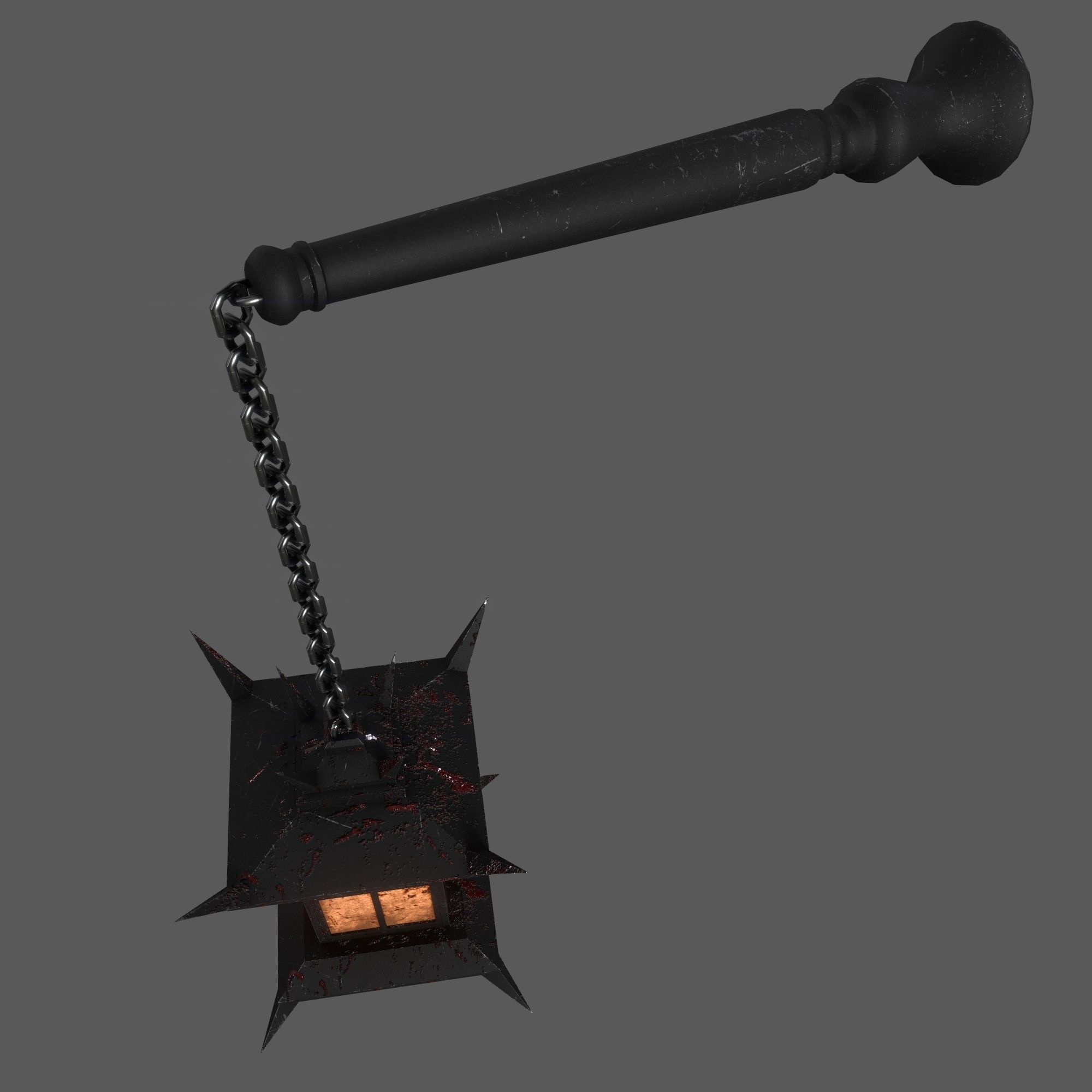 Lantern Flail 3D model | CGTrader