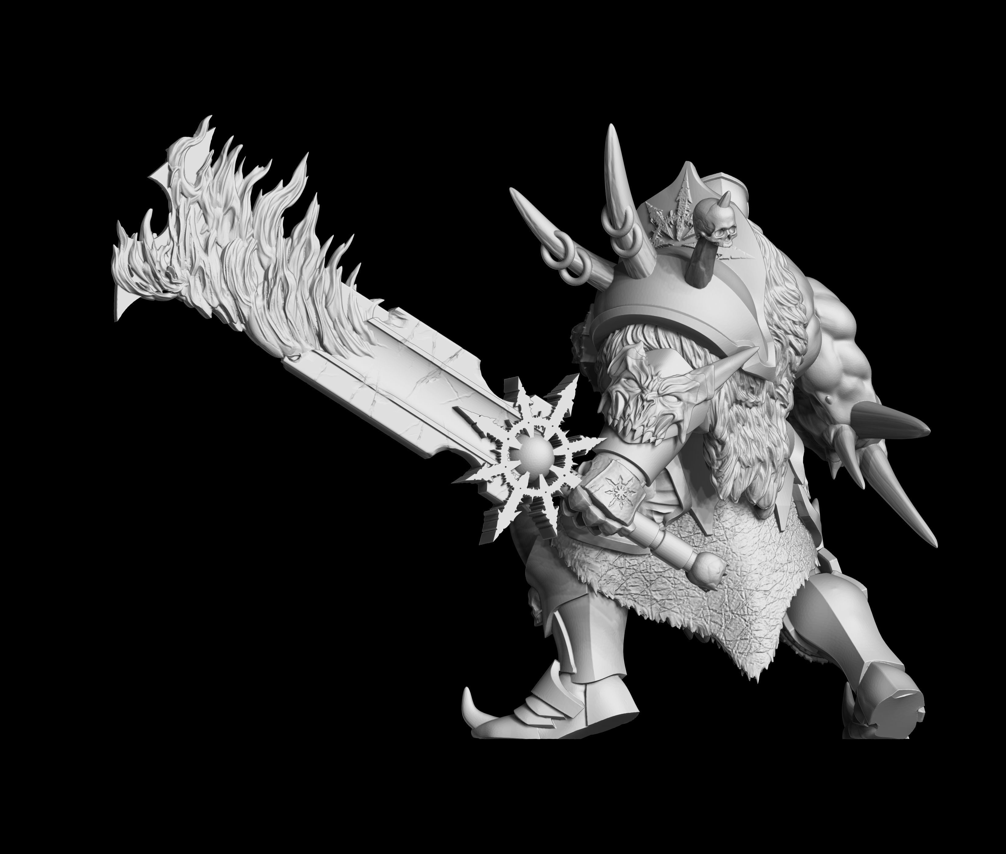 Nightmare warhammer figure 3D model 3D printable | CGTrader