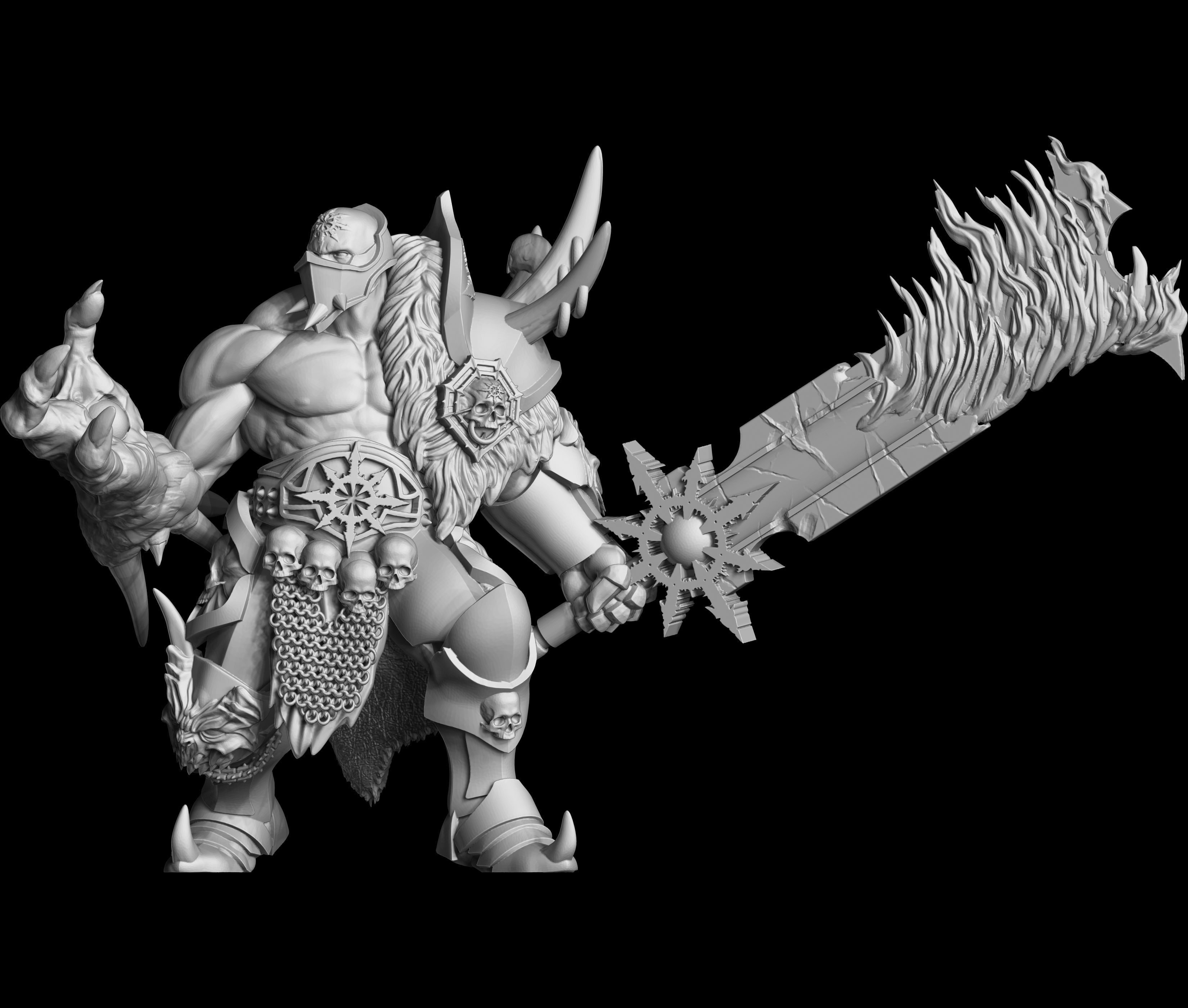 Nightmare warhammer figure 3D model 3D printable | CGTrader