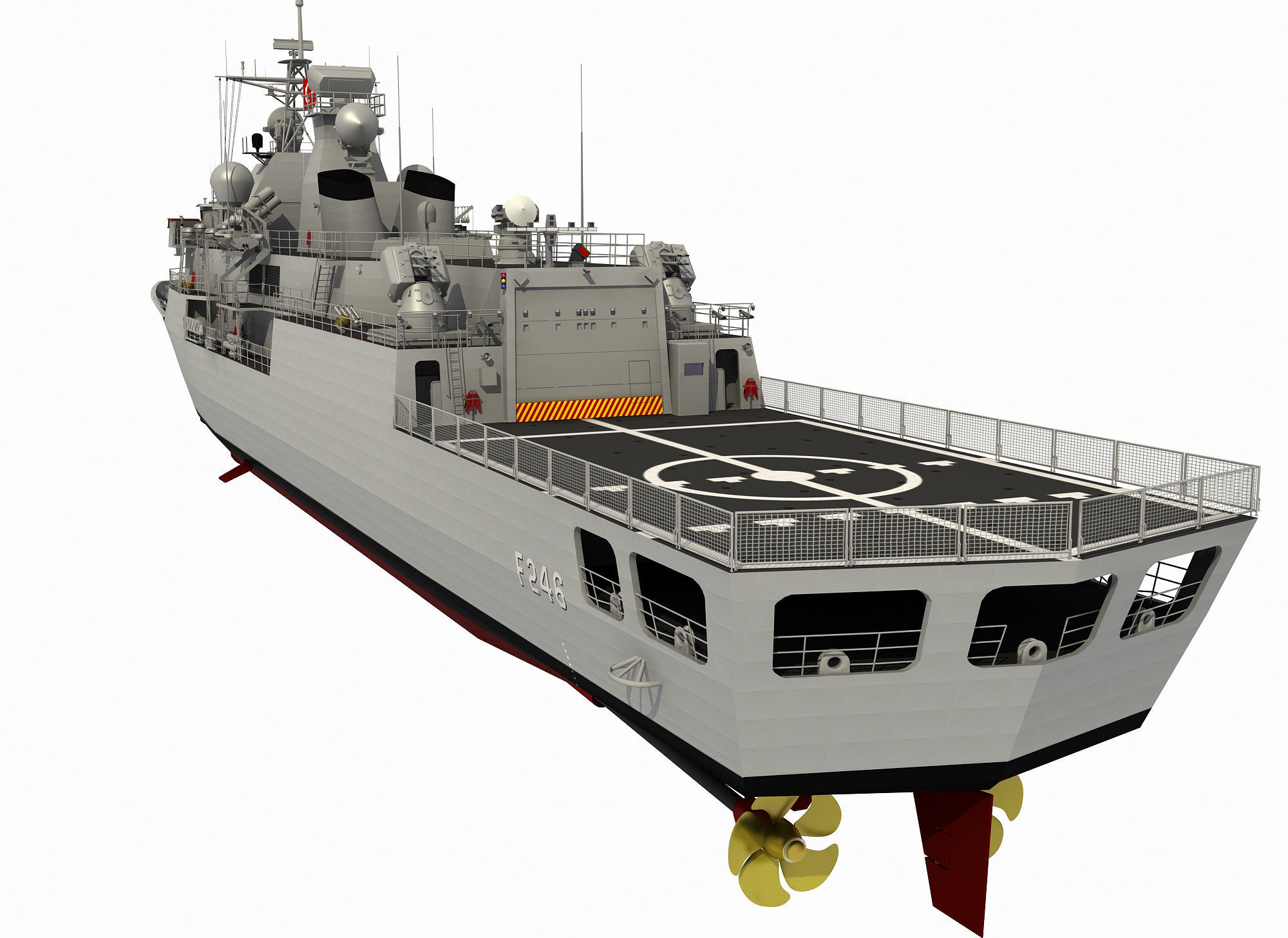 MEKO 200 TCG SALIHREIS 3D model | CGTrader