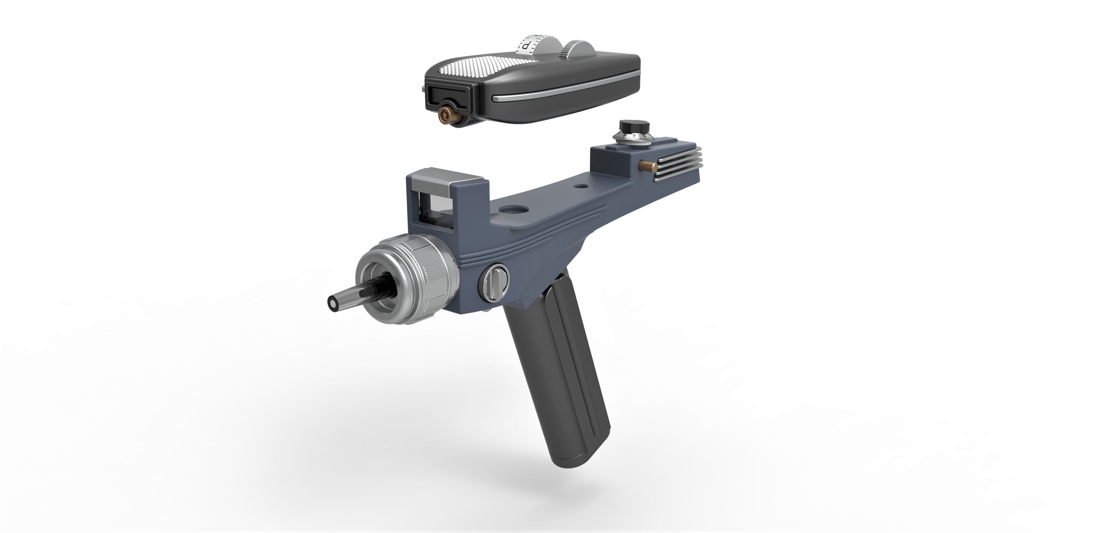Phaser from Star Trek The Original Series 3D model | CGTrader
