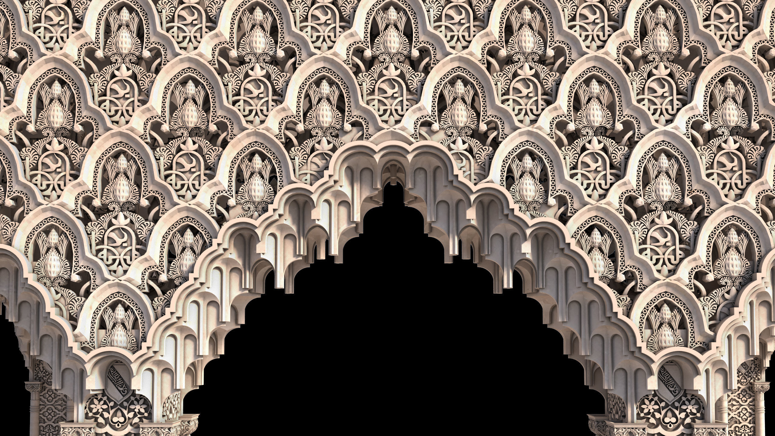 alhambra granada pavilion 3D model | CGTrader