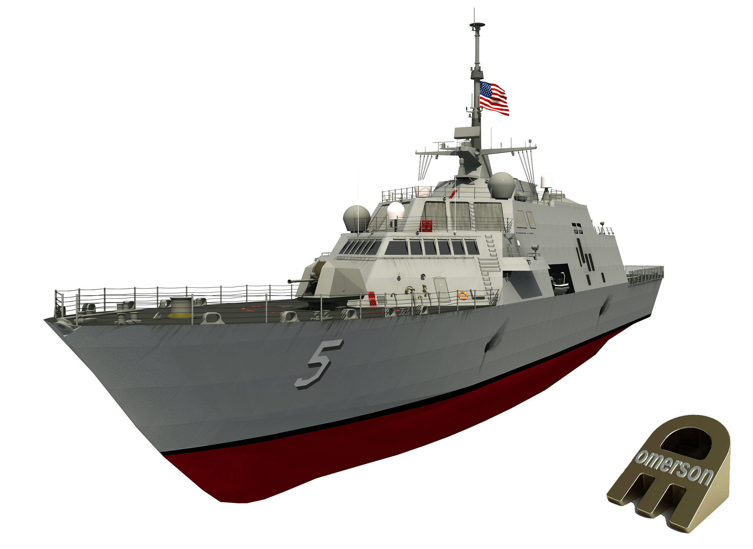 FREEDOM CLASS LCS USS MILWAUKEE 3D model | CGTrader