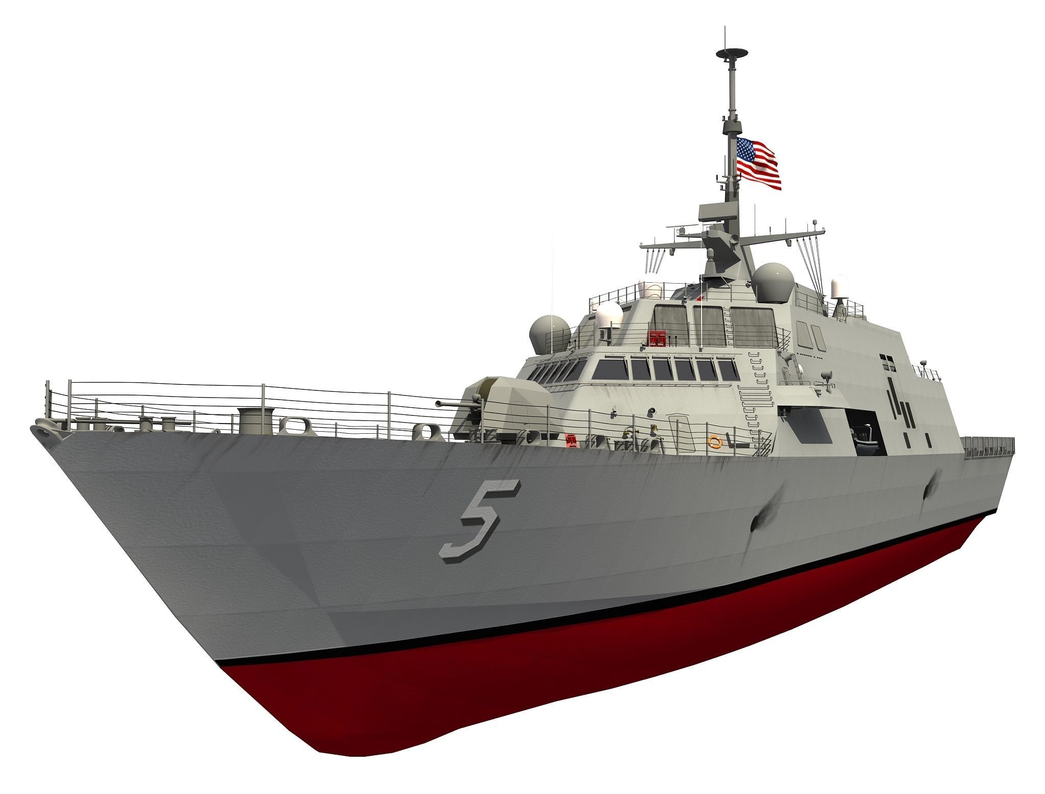 FREEDOM CLASS LCS USS MILWAUKEE 3D model | CGTrader