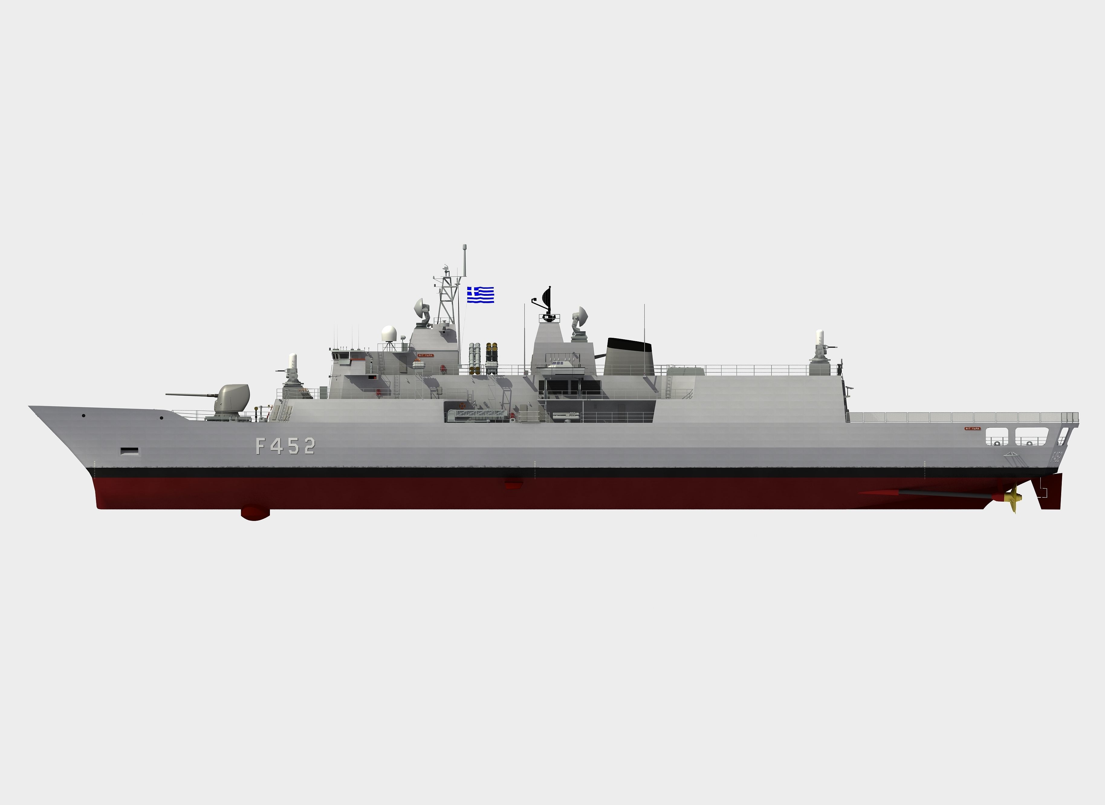 MEKO 200 GREEK HYDRA CLASS FRIGATE HS HYDRA 3D model | CGTrader