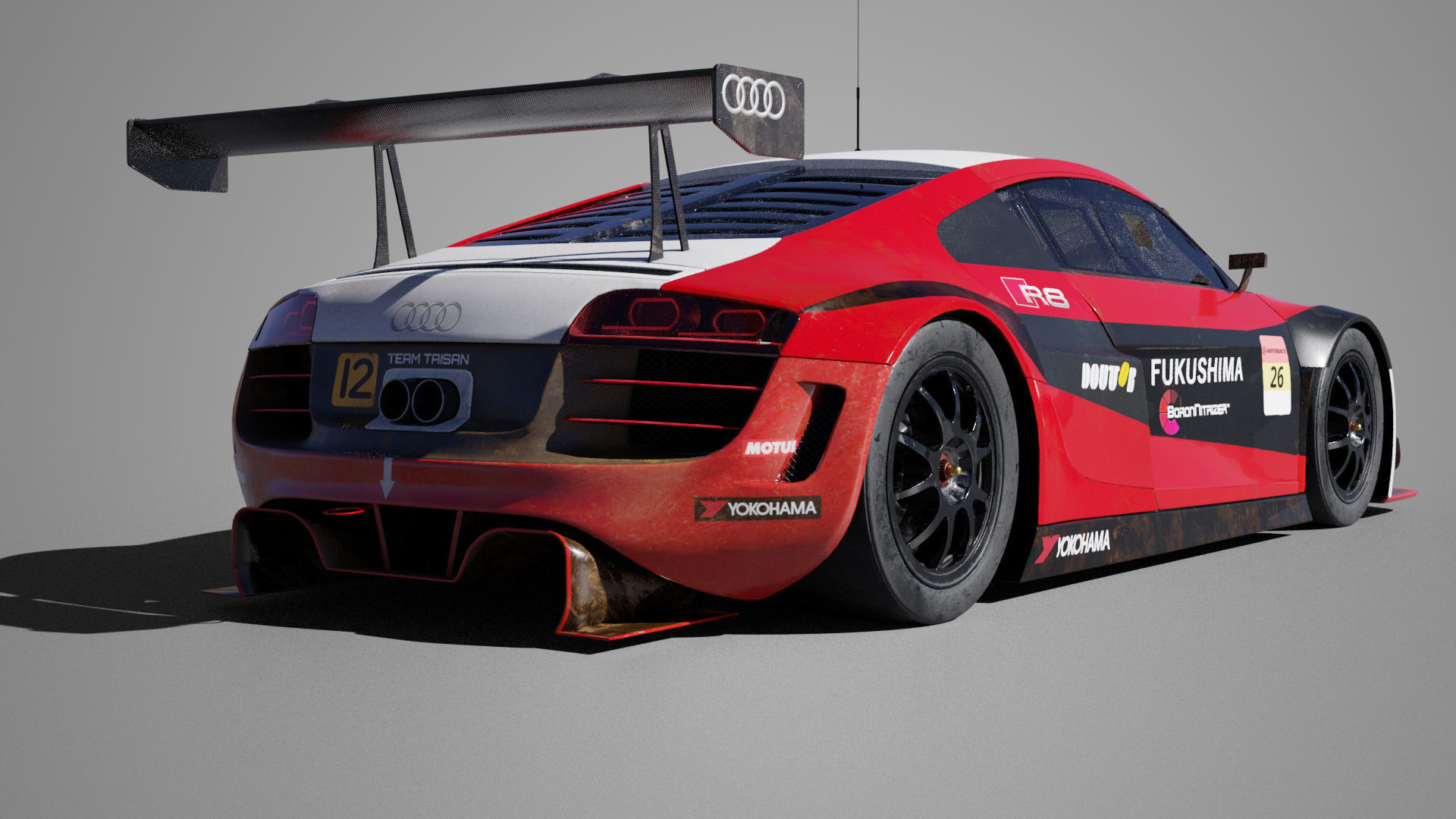 Audi R8 LMS 2014 3D model | CGTrader